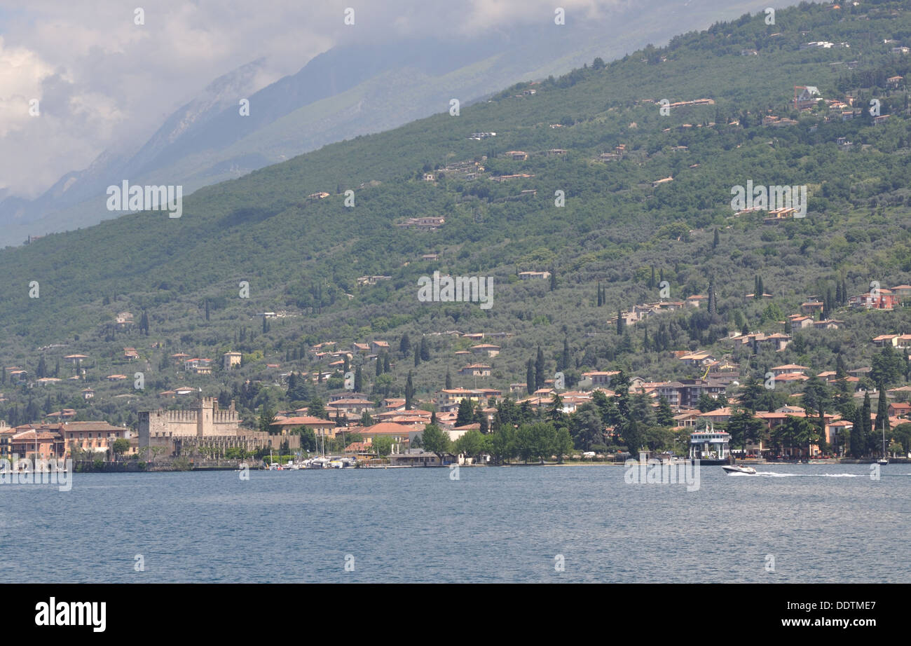 Torri del Benaco, on the eastern shore of Lake Garda Stock Photo - Alamy
