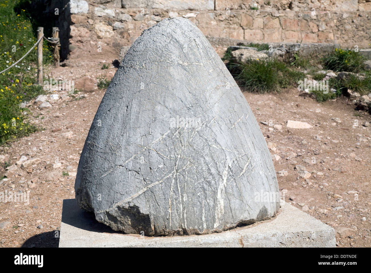 A naval stone, Delphi, Greece. Artist: Samuel Magal Stock Photo - Alamy