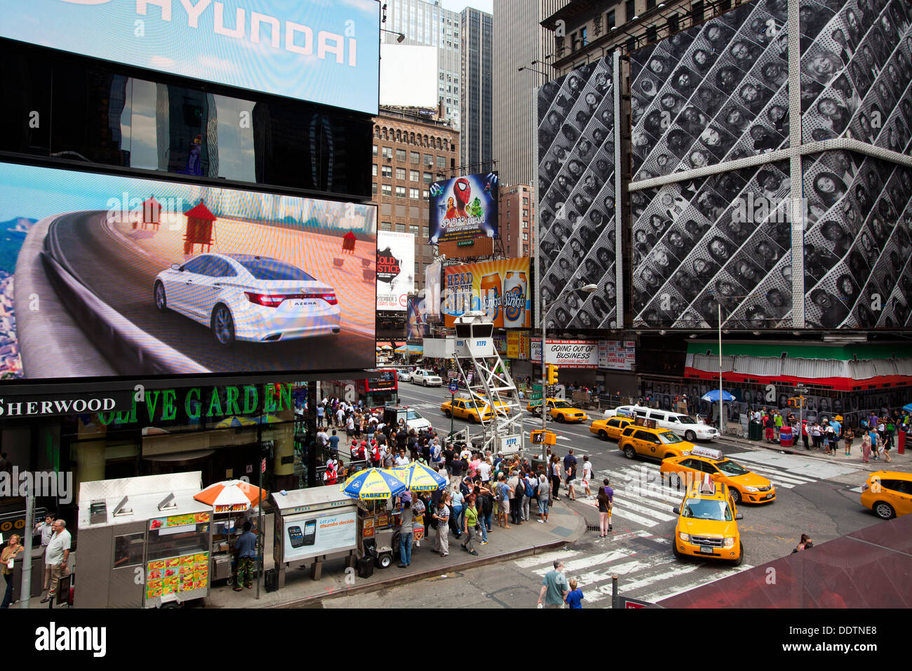 Times Square, Manhattan, New York, United States of America Stock Photo ...