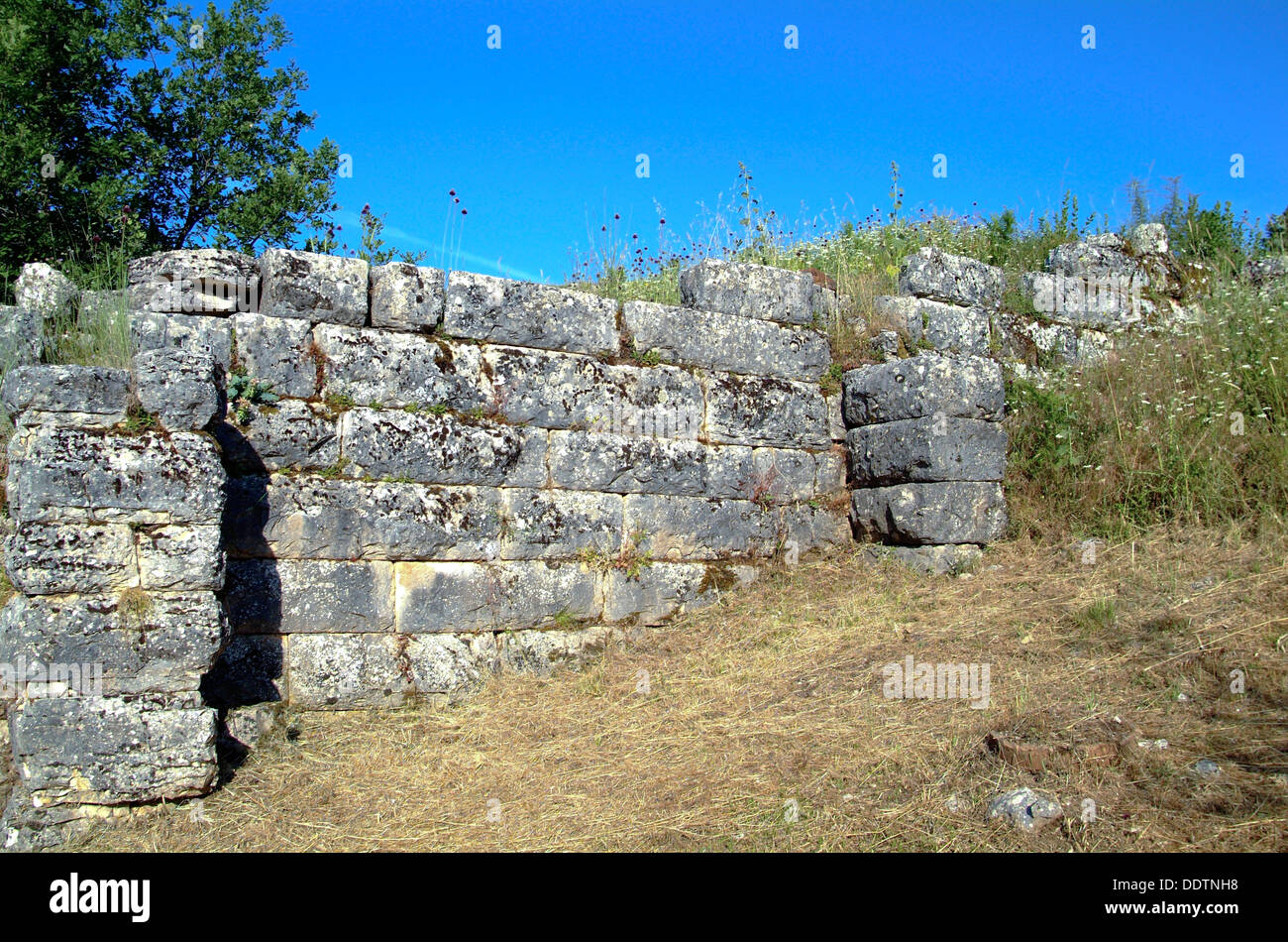 The walls of Dodona, Greece. Artist: Samuel Magal Stock Photo - Alamy