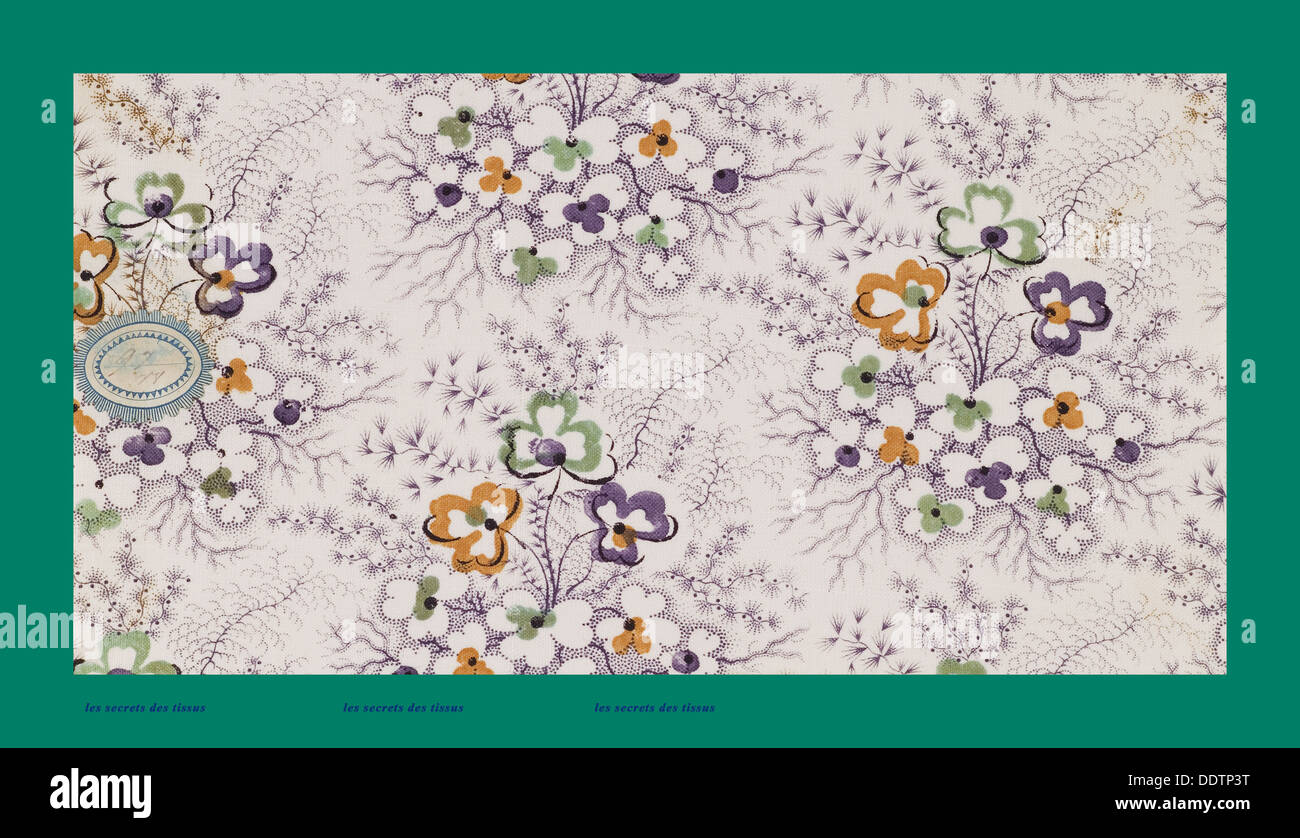 French fabrics; first half of the nineteenth century; 1800; 1810; 1820 ...