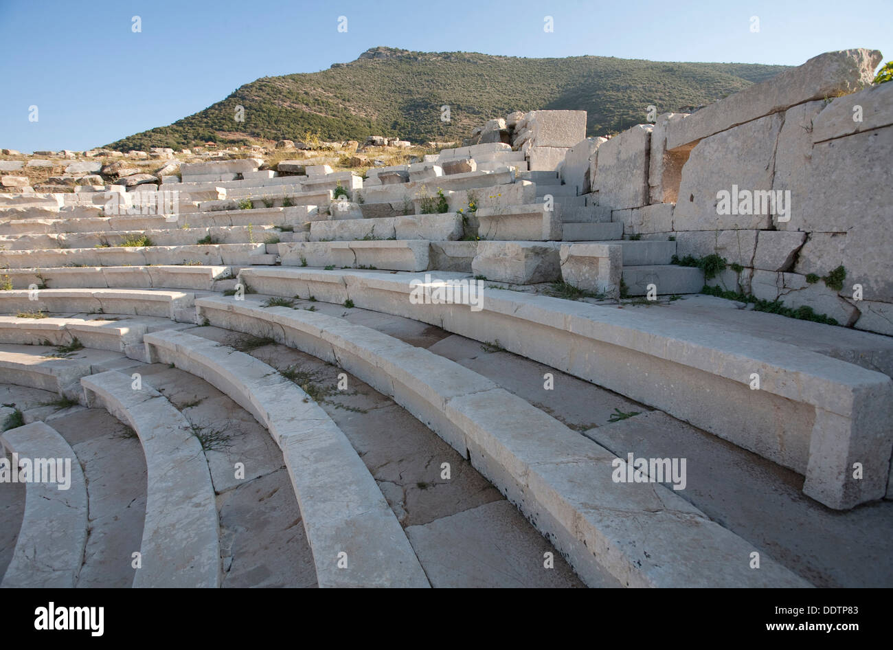 The odeon of the asclepeion at Messene, Greece. Artist: Samuel Magal ...