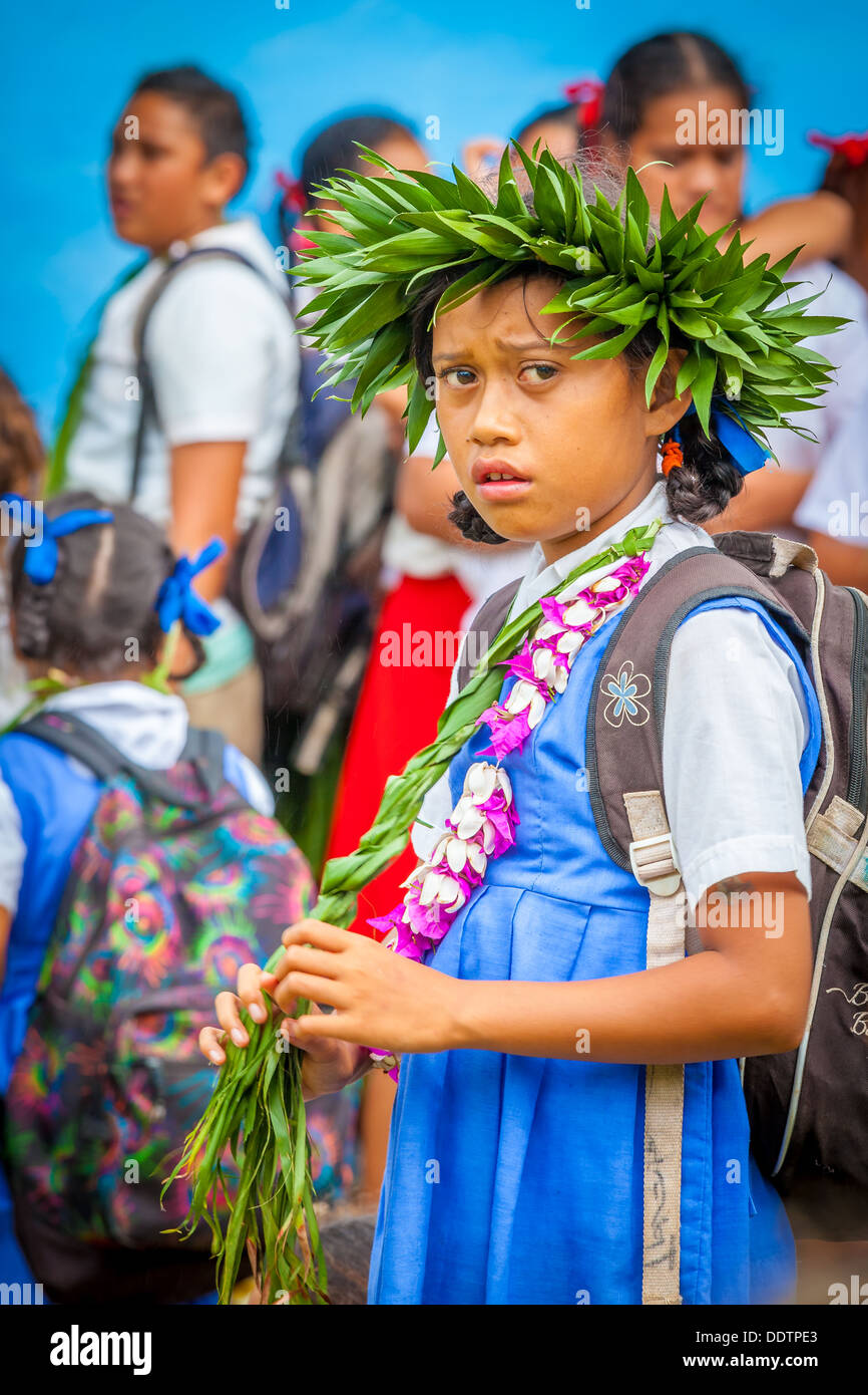 Polynesian girl hi-res stock photography and images - Alamy