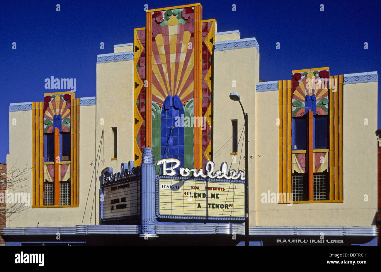 The Boulder Theater, Boulder, Colorado Stock Photo - Alamy