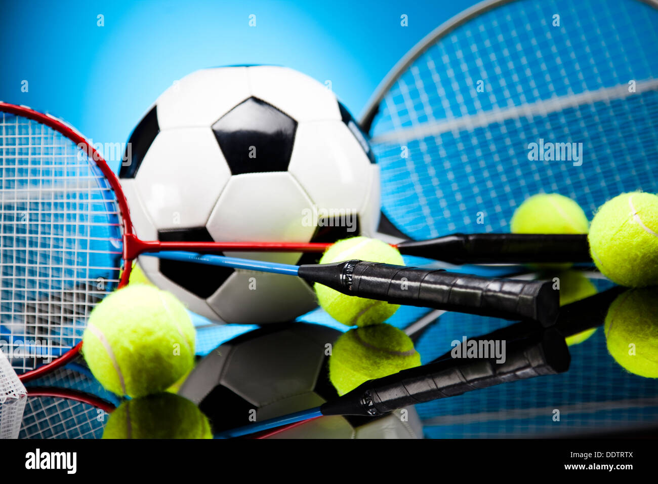Sports balls, a lot of balls and stuff Stock Photo - Alamy