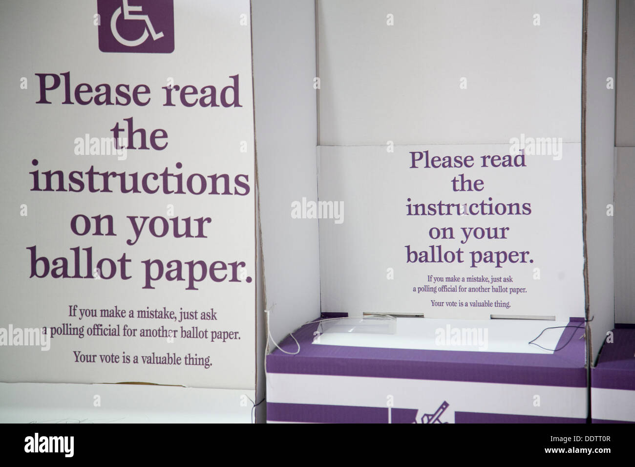 Australian ballot paper hi-res stock photography and images - Alamy
