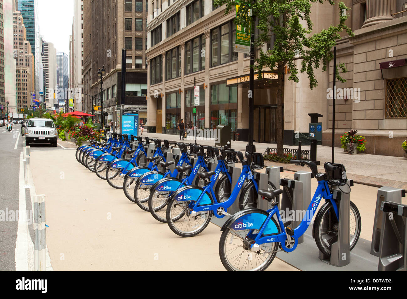 Citibike bicycle rental, Manhattan, New York, United States of America ...