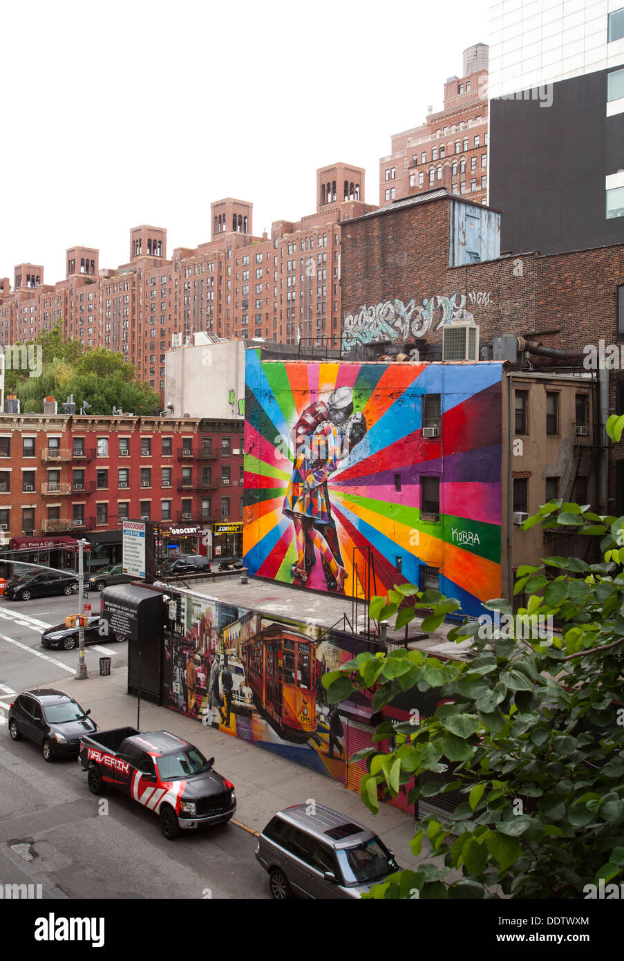 High line new york art hi-res stock photography and images - Alamy