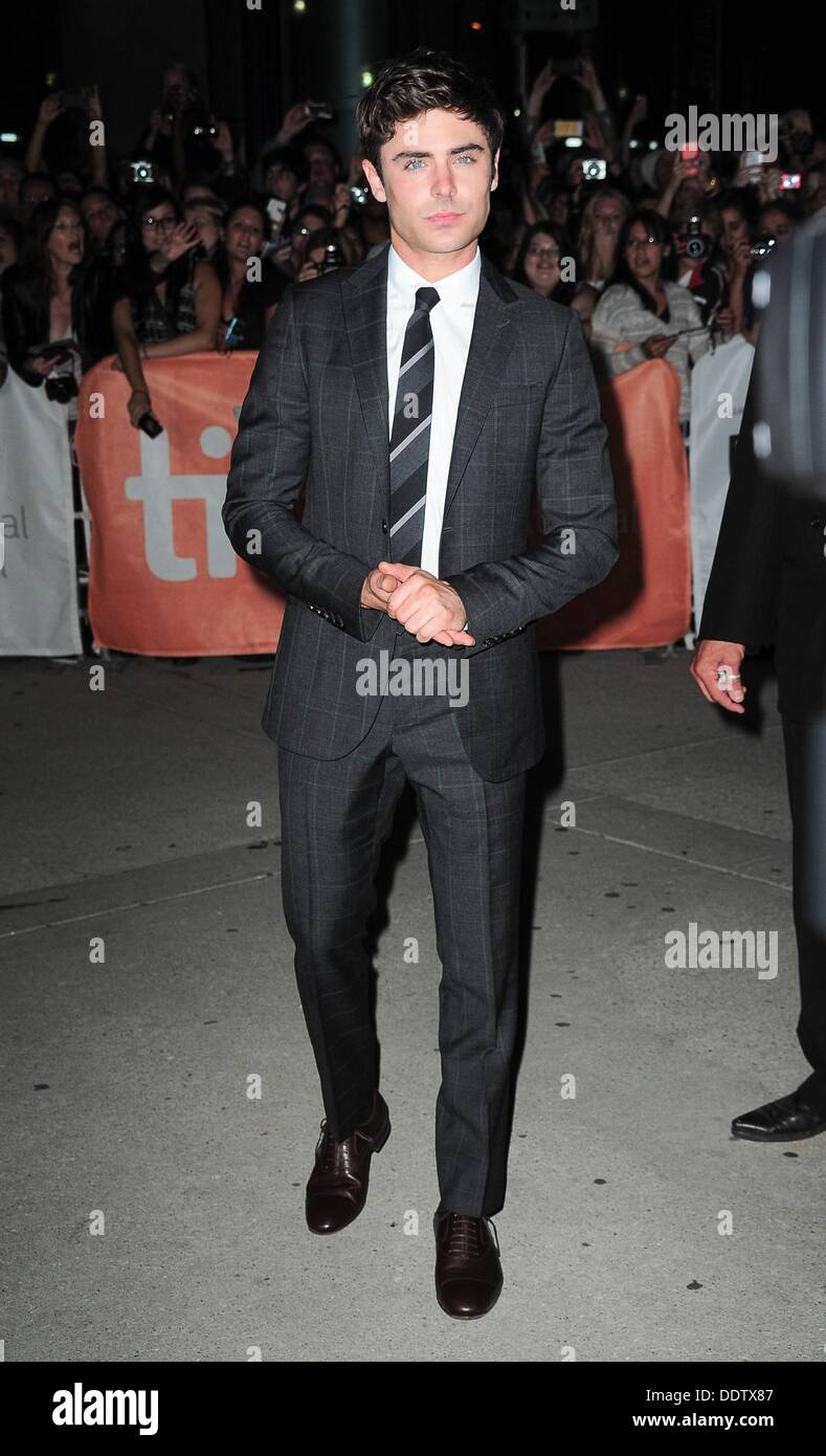 Toronto, ON, Canada. 6th Sep, 2013. Zac Efron at arrivals for PARKLAND ...