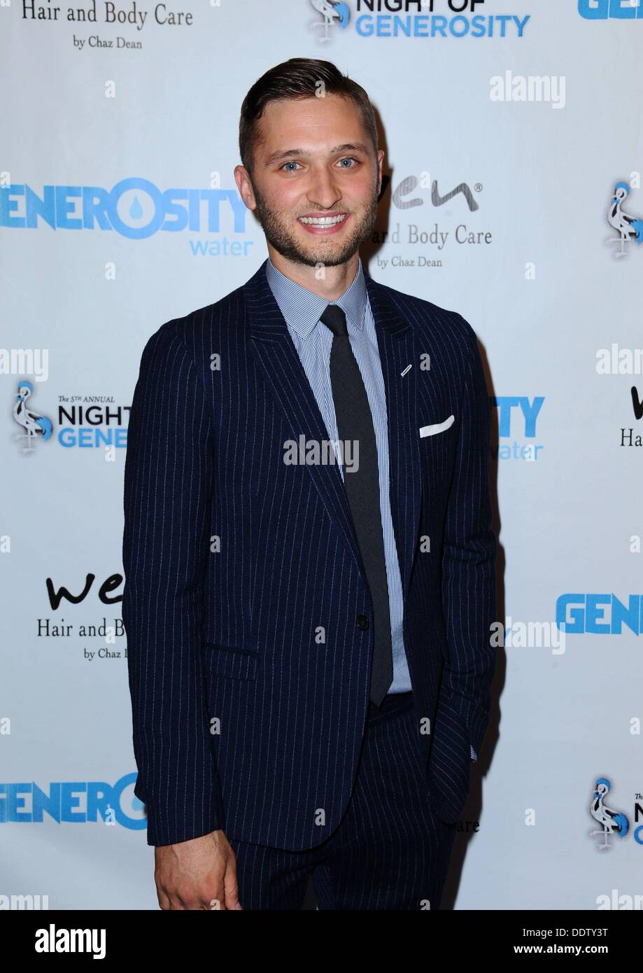 Los Angeles, CA. 6th Sep, 2013. Jordan Wagner at arrivals for Night Of ...