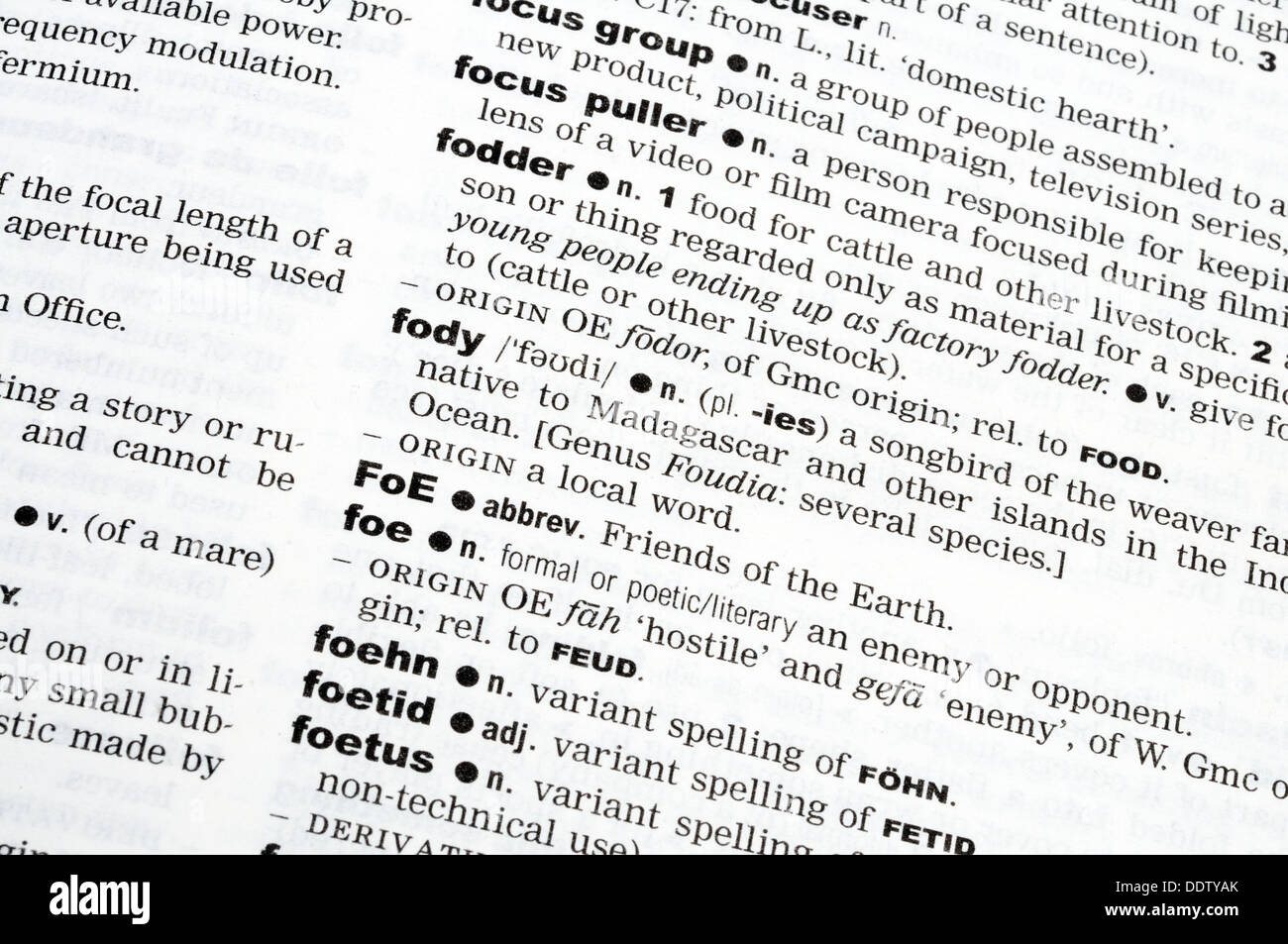 A page from a dictionary Stock Photo - Alamy