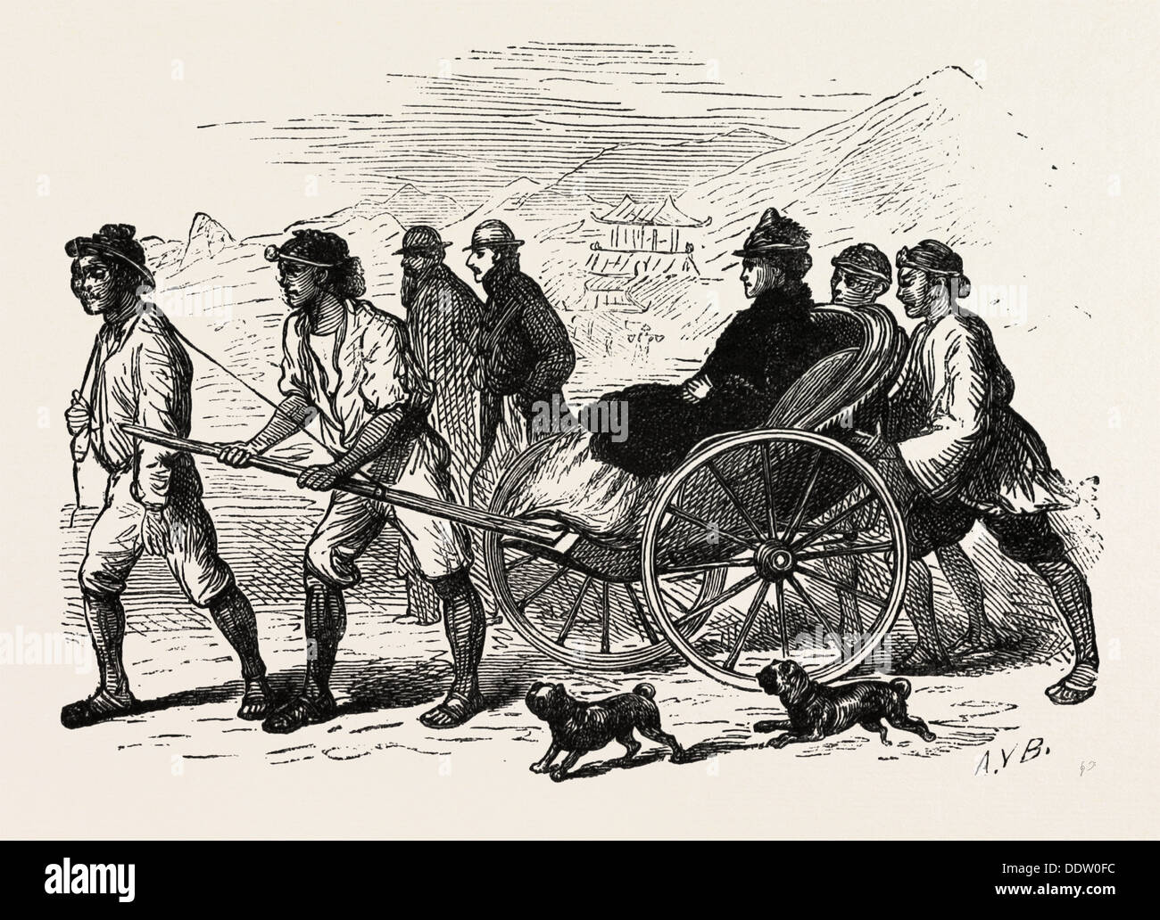 Vintage rickshaw cart hi-res stock photography and images - Alamy