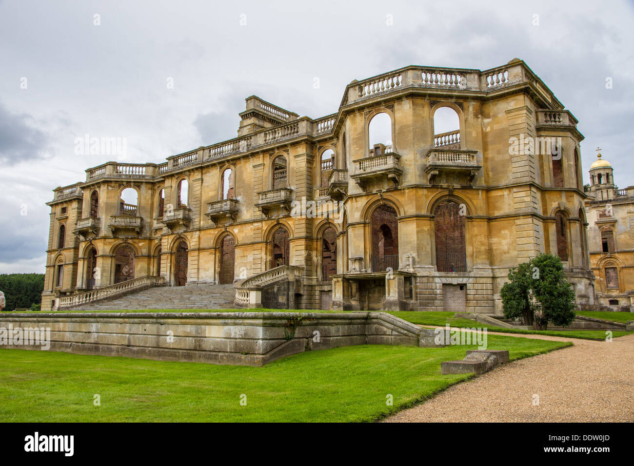 The ruins of Witley Court mansion and gardens in Worcestershire ...
