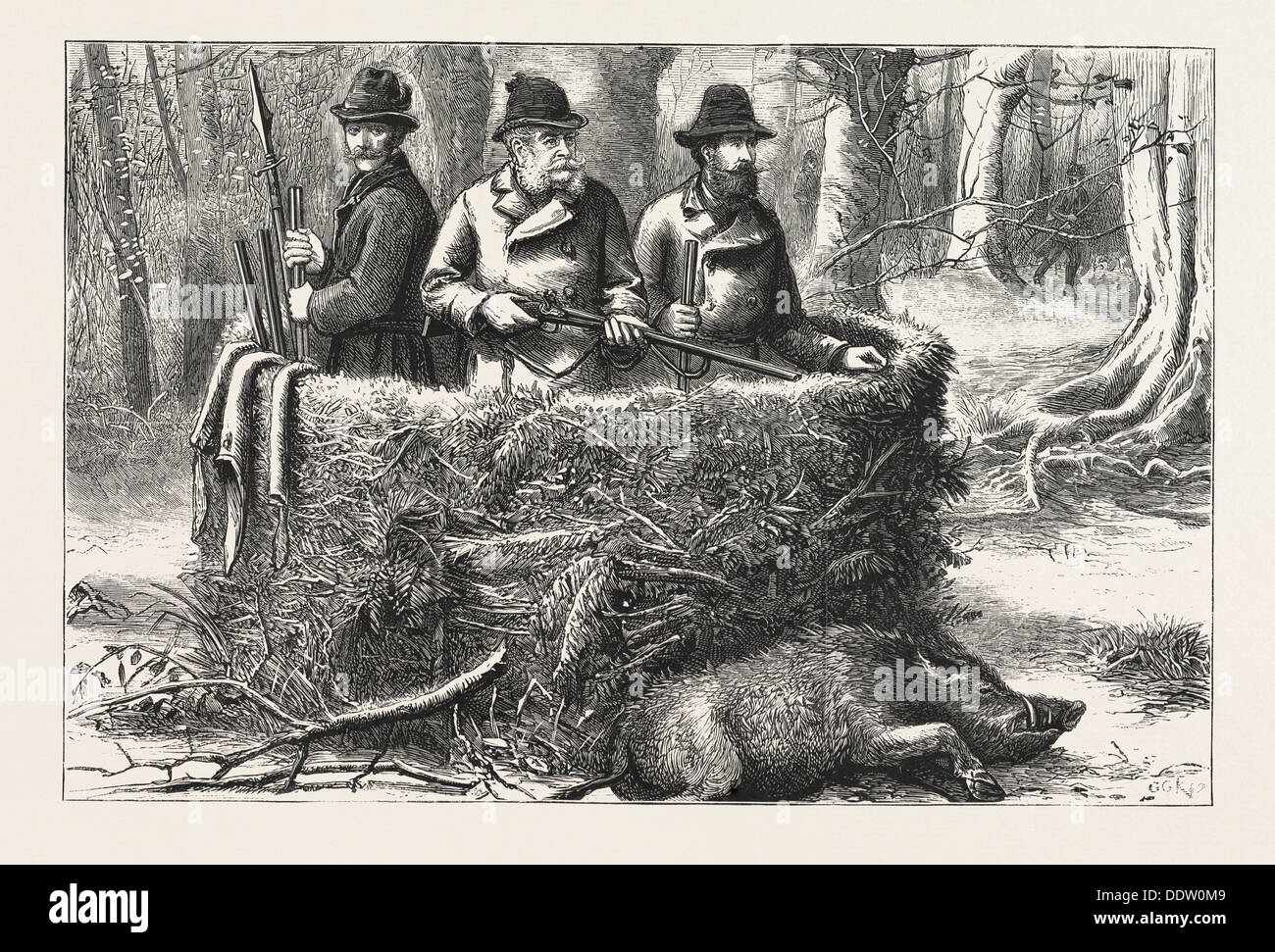 Imperial boar hunt hi-res stock photography and images - Alamy