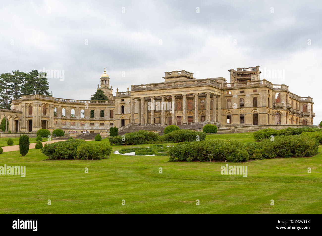 The ruins of Witley Court mansion and gardens in Worcestershire ...