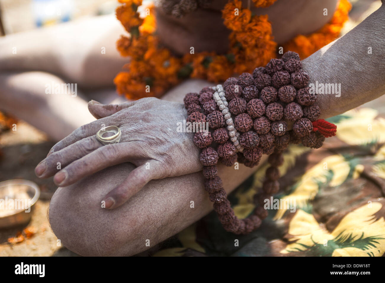 Sadhu hand hi-res stock photography and images - Alamy