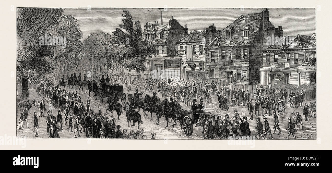 Victorian funeral procession hi-res stock photography and images - Alamy