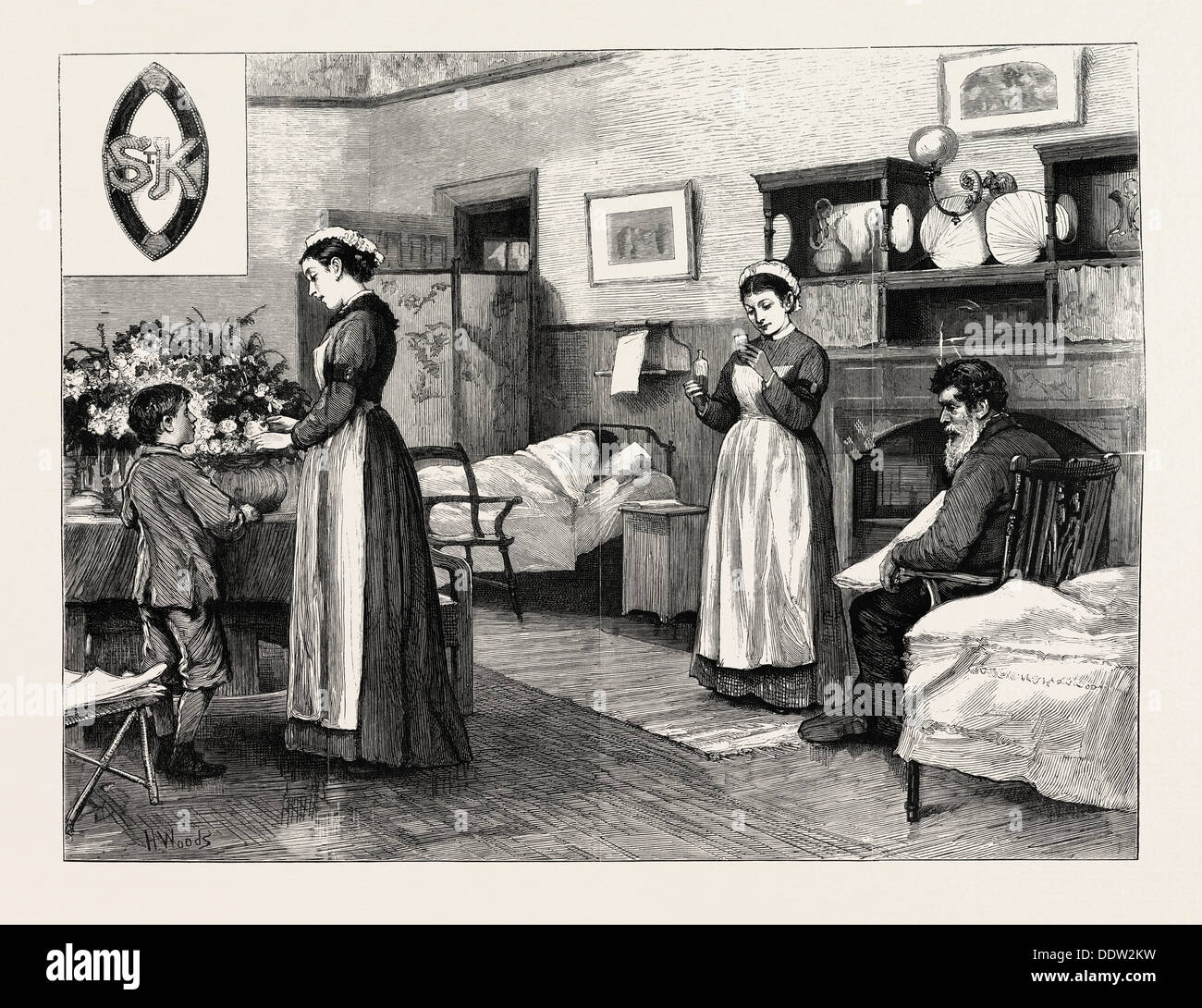 19th century nurses hi-res stock photography and images - Alamy