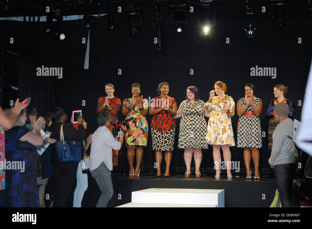 Plus size model catwalk hi-res stock photography and images - Alamy