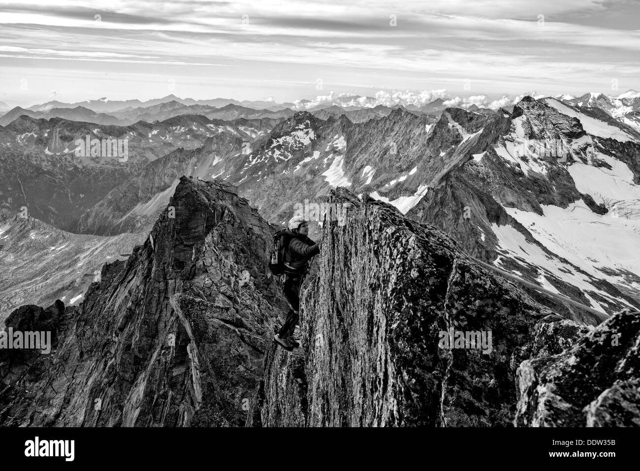 Classic alpine ridge traverse hi-res stock photography and images - Alamy