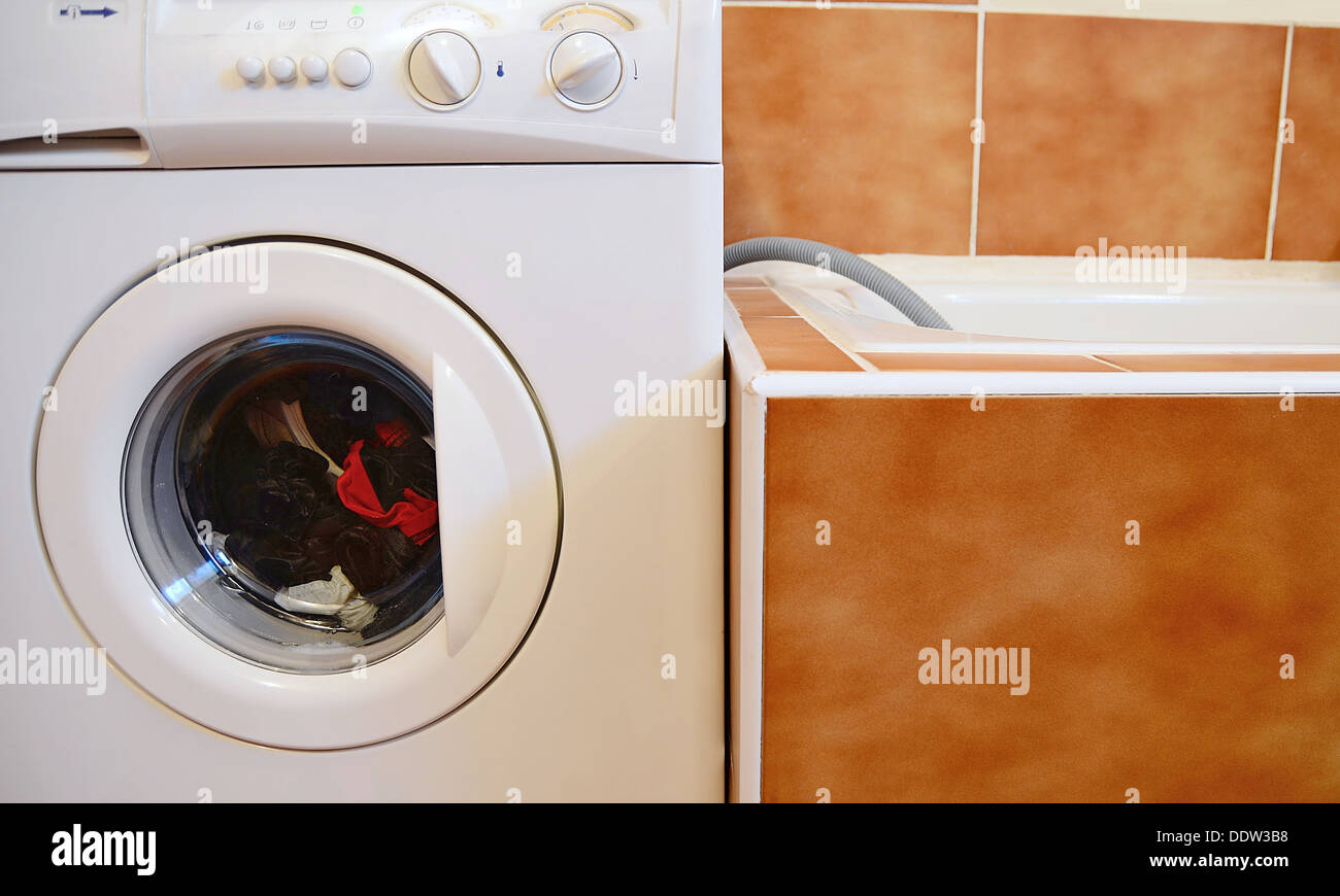 White Washing Machine High Resolution Stock Photography and Images - Alamy