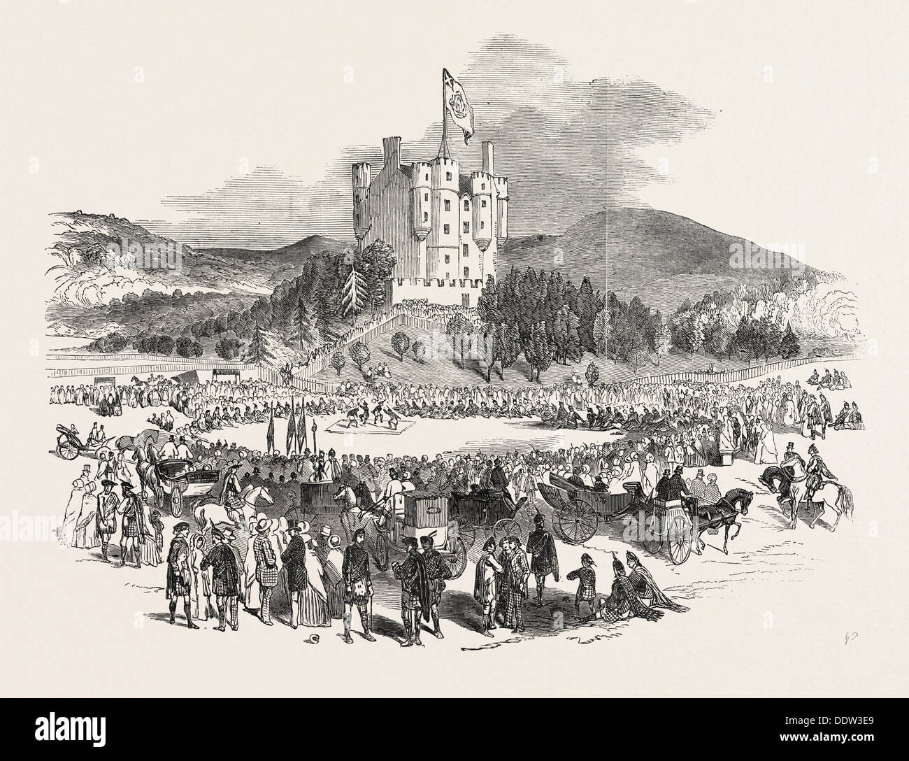 Scotland 1800s Engraving High Resolution Stock Photography and Images ...