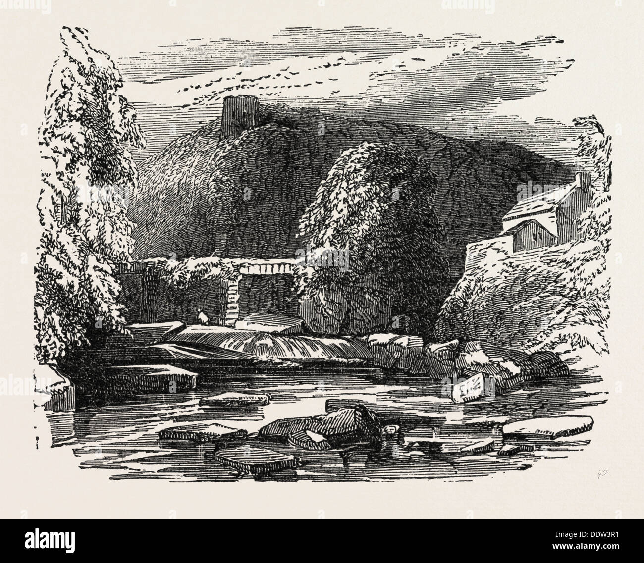 REMAINS OF DILSTON HALL, NORTHUMBERLAND, UK Stock Photo - Alamy