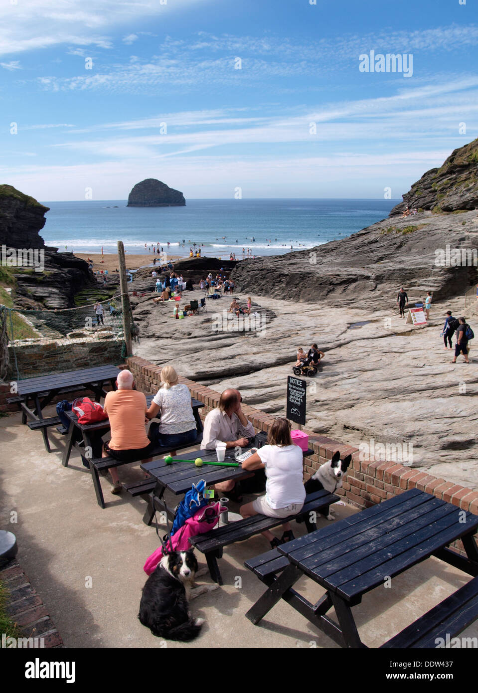 Trebarwith Strand, Cornwall, UK Stock Photo - Alamy