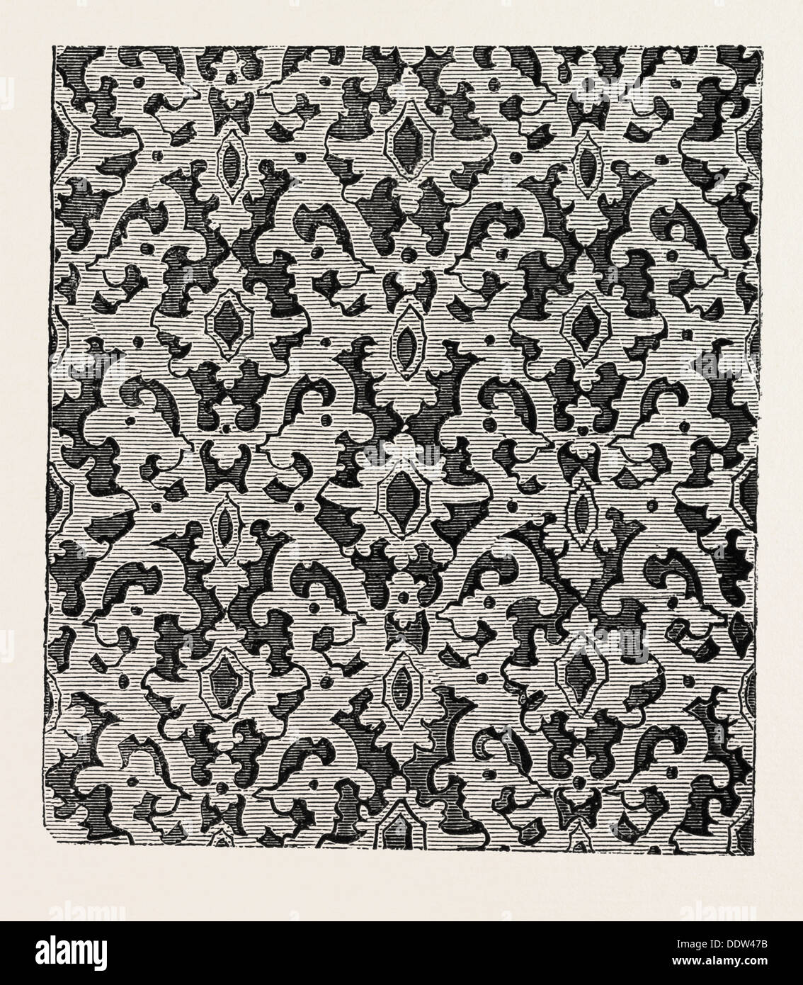 PAPER PATTERN, BY SCOTT, CUTHBERTSON, AND CO Stock Photo - Alamy