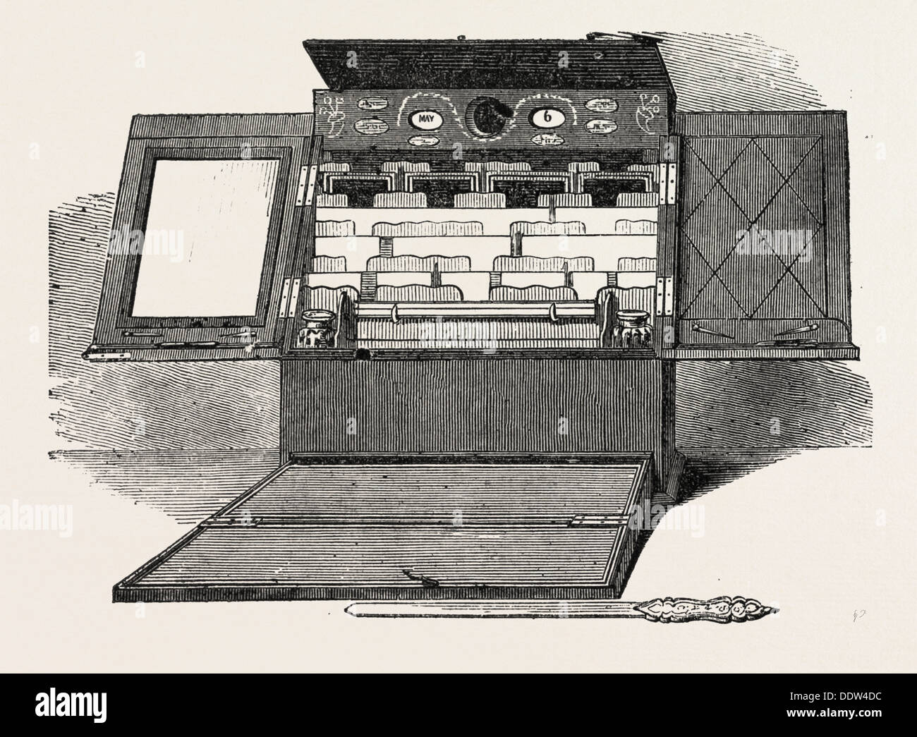 DESPATCH BOX, BY MESSRS. WALLER Stock Photo - Alamy