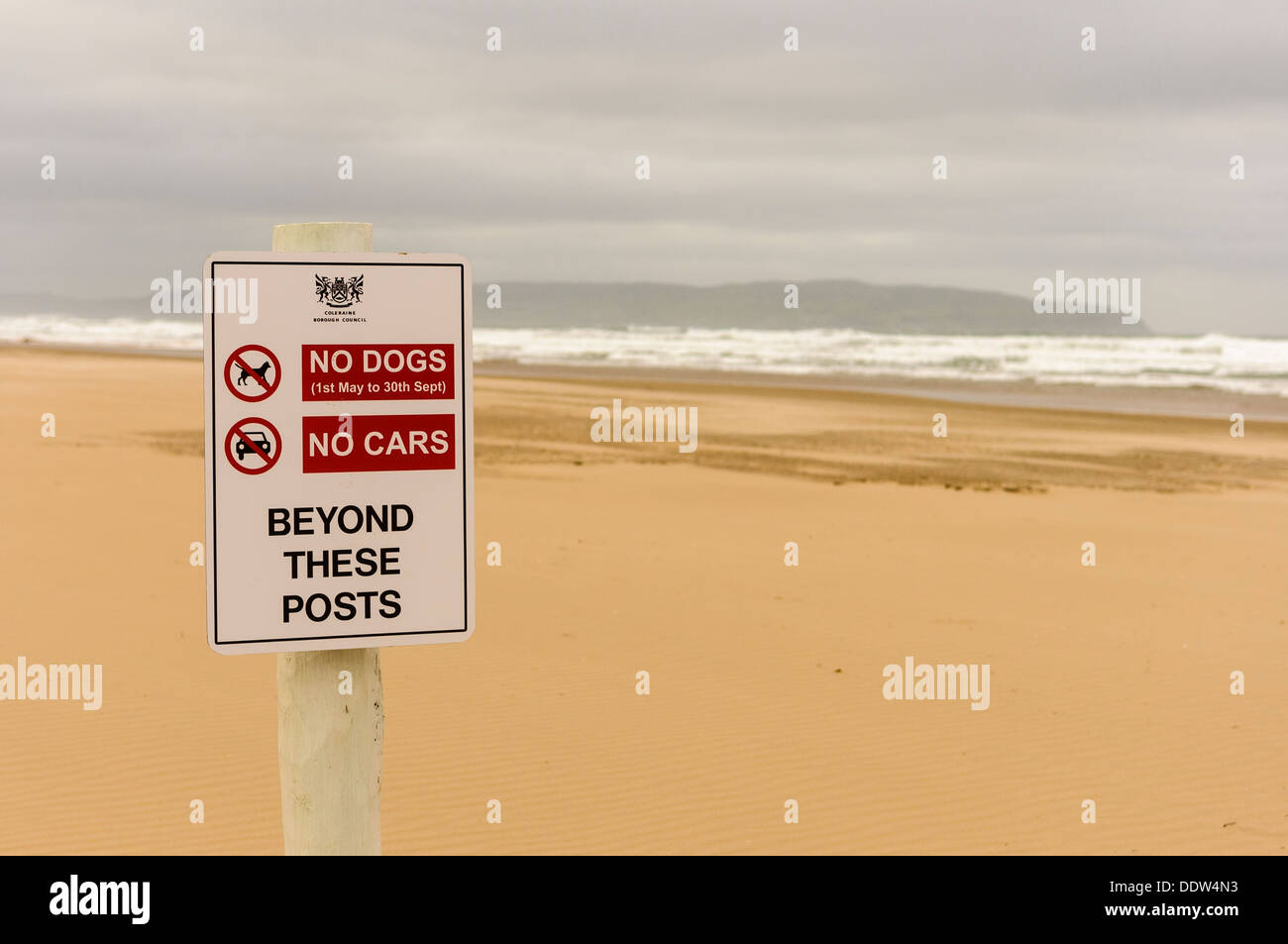 Safety sign beach hi-res stock photography and images - Alamy