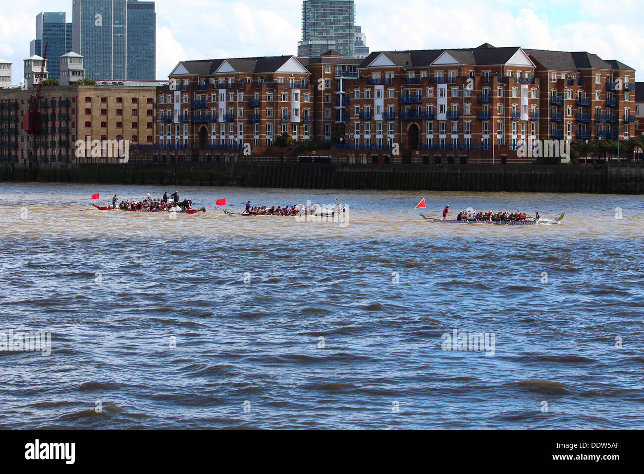 London, UK. 07th Sep, 2013. The Great River Race again is run upstream ...