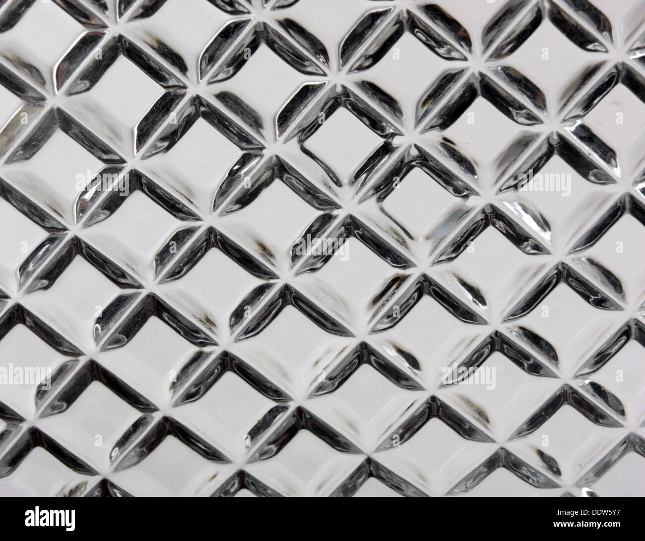 Close-up photo of white transparent crystal glass cells Stock Photo - Alamy