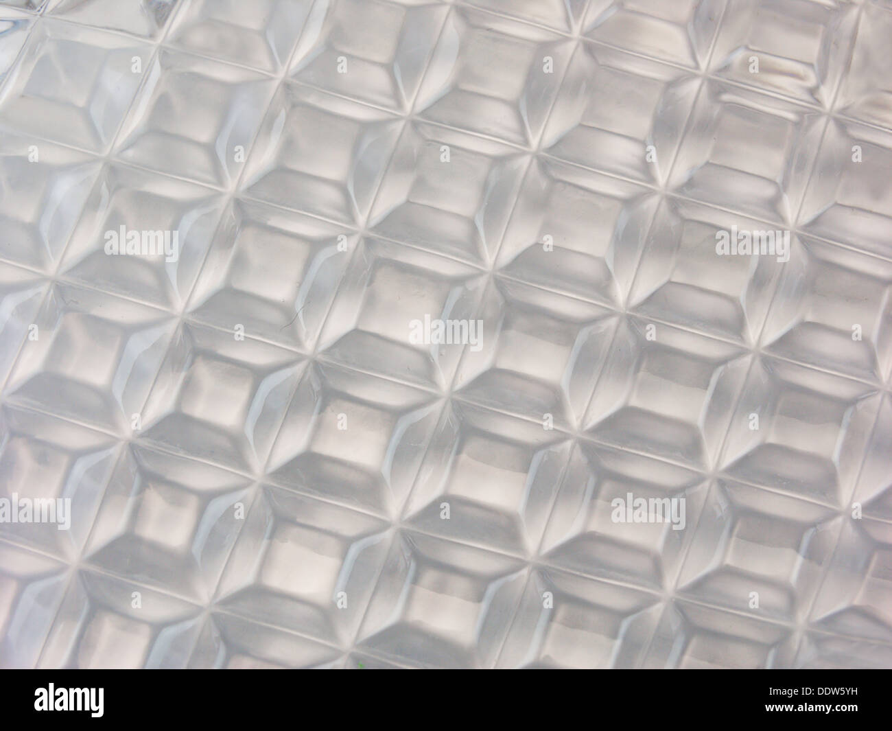Close-up photo of white transparent crystal glass cells Stock Photo - Alamy