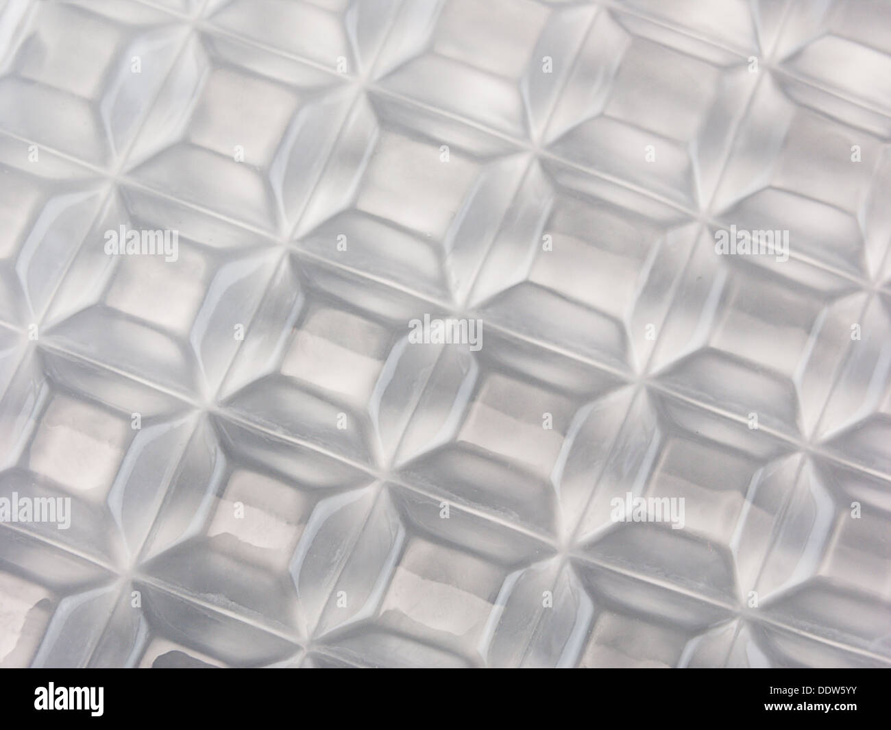 Close-up photo of white transparent crystal glass cells Stock Photo - Alamy