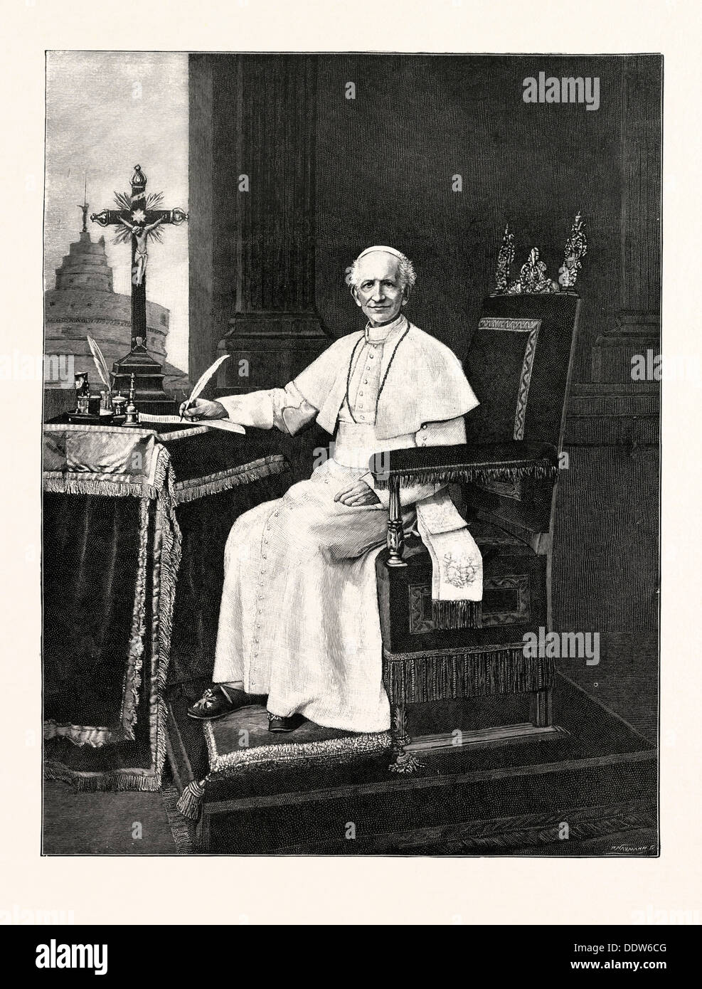 Pope leo xiii hi-res stock photography and images - Alamy