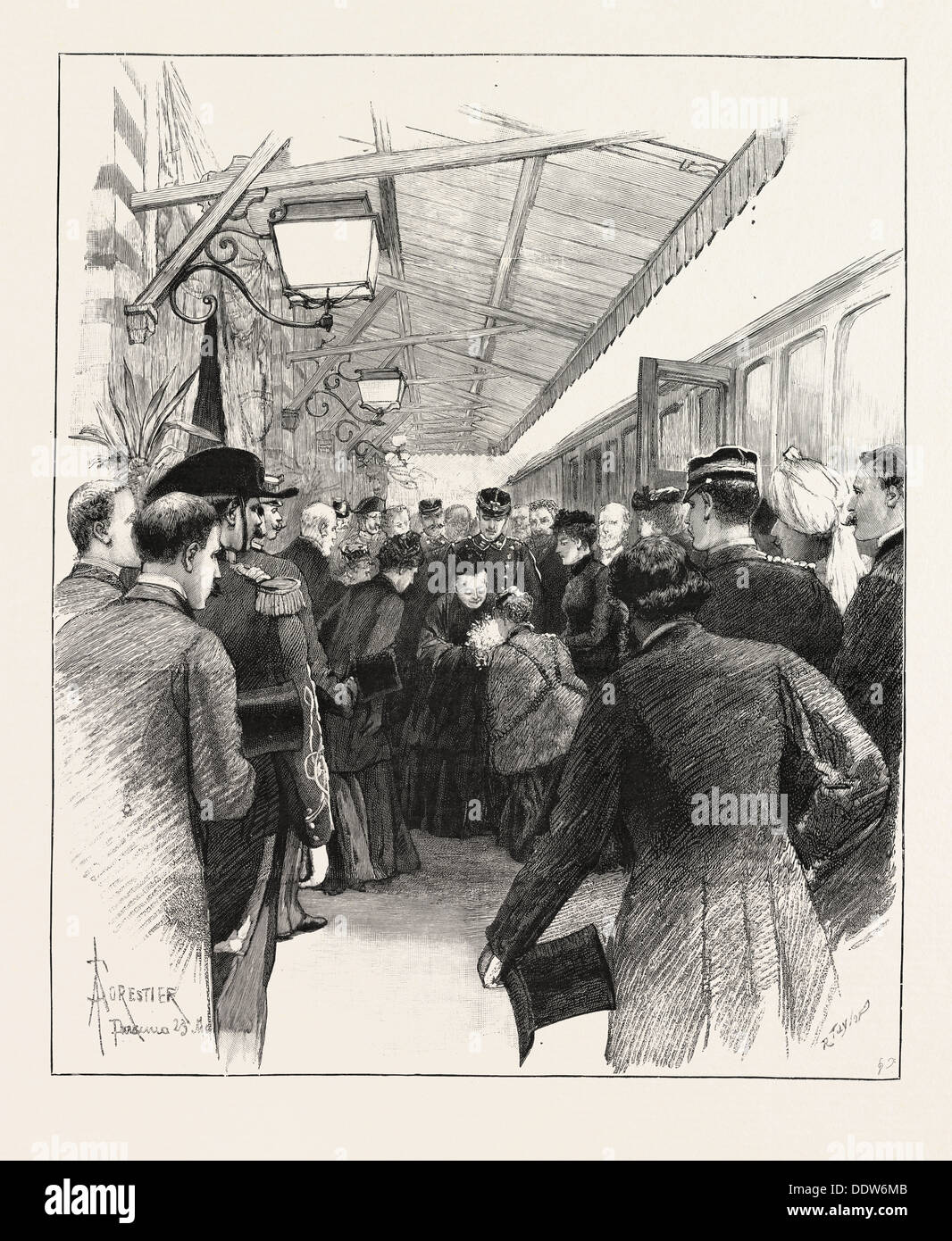 ARRIVAL OF QUEEN VICTORIA AT FLORENCE, ITALY: THE RECEPTION OF HER ...