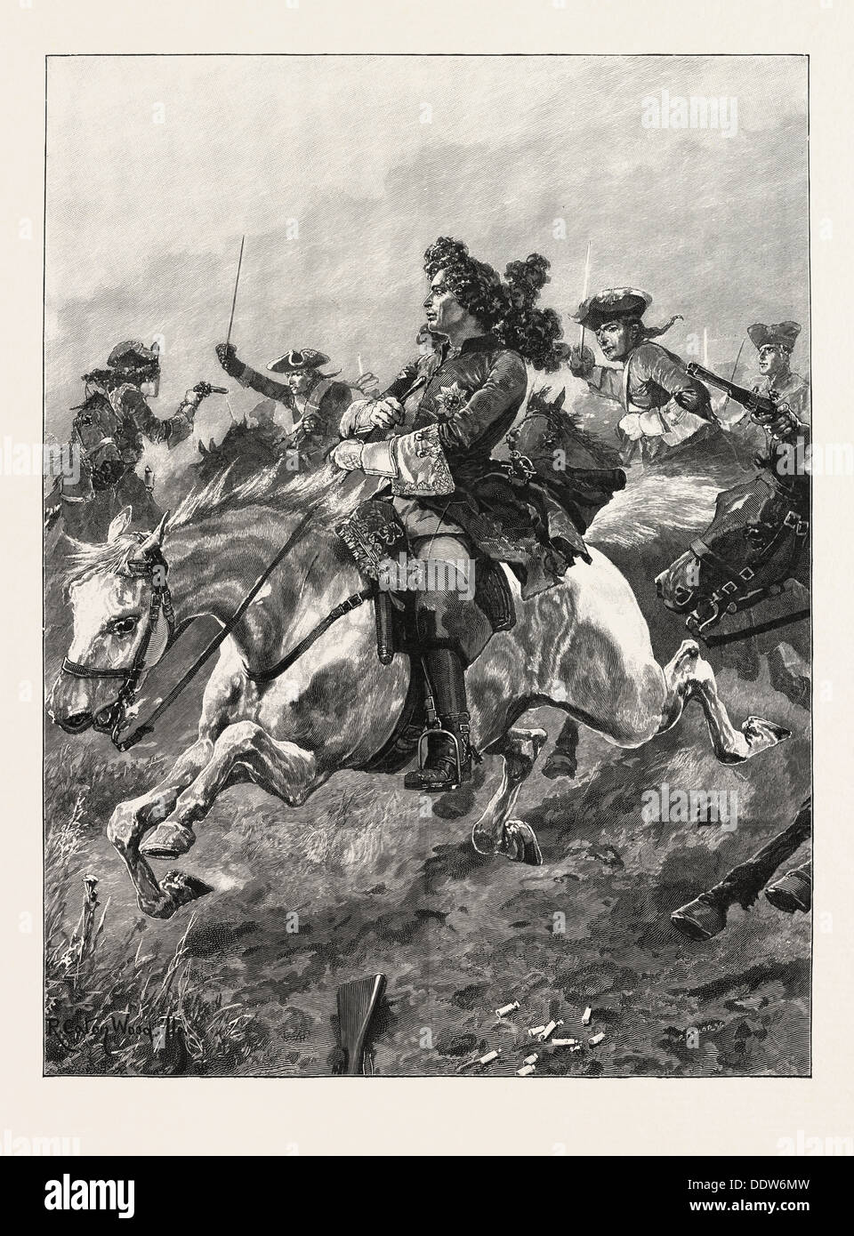 BATTLES OF THE BRITISH ARMY: RAMILLIES; NARROW ESCAPE OF MARLBOROUGH ...
