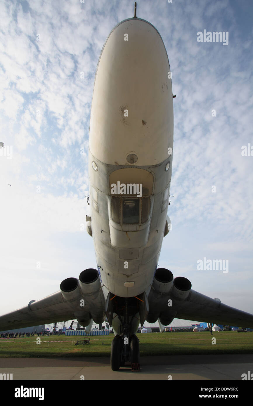 The Myasishchev VM-T Atlant, showcased at the MAKS 2013 aerospace salon ...