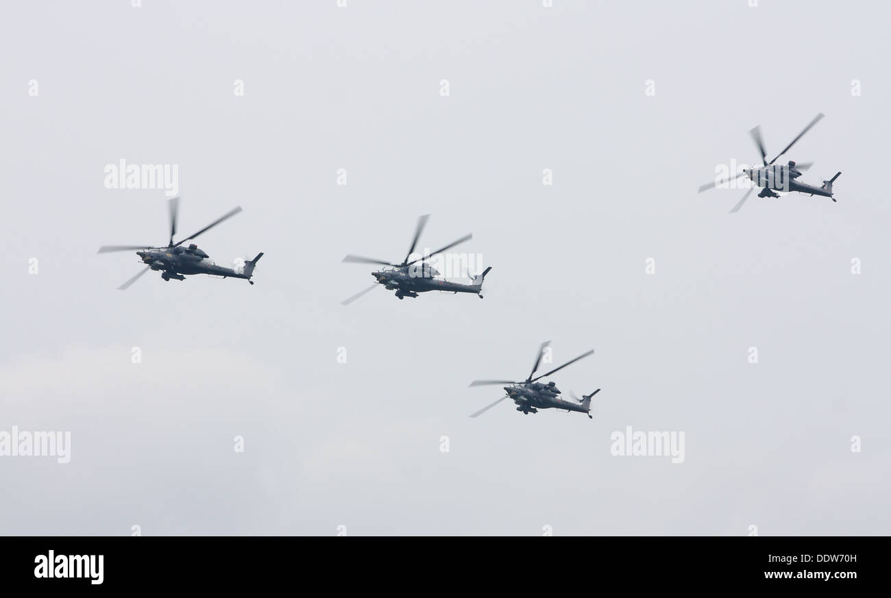 Mil Mi-28 helicopter Stock Photo - Alamy