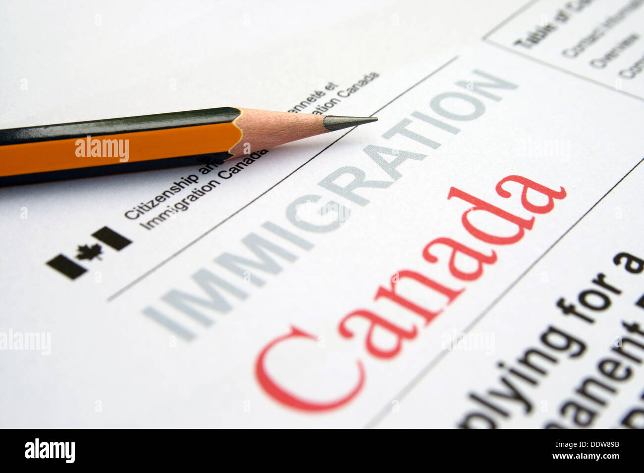 Canada Immigration Stamp High Resolution Stock Photography and Images ...