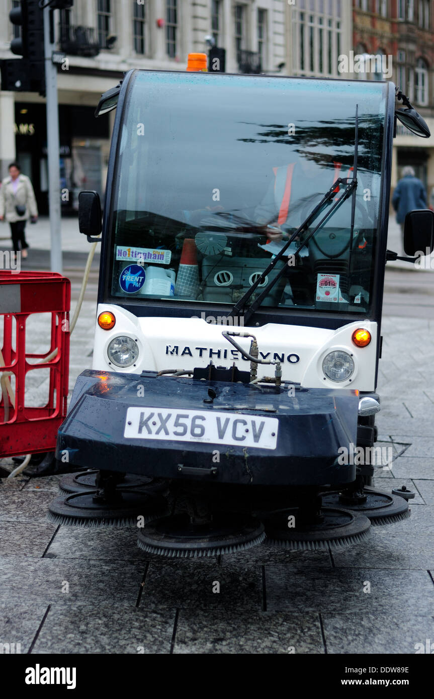 City Road Sweeper ,Nottingham City Center Stock Photo - Alamy