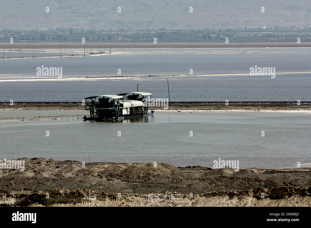 Dead sea salt production hi-res stock photography and images - Alamy