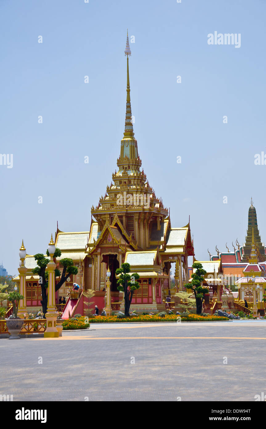 beautiful Meru for cremation in Thailand Stock Photo - Alamy