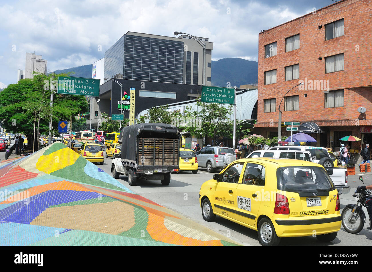 Oriental avenue - Center of MEDELLIN .Department of Antioquia. COLOMBIA ...
