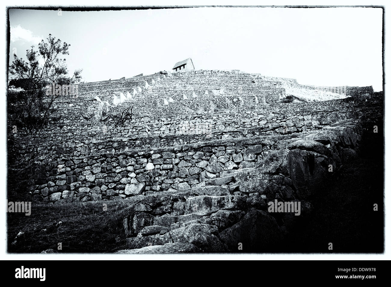 Machu picchu caretakers hut hi-res stock photography and images - Alamy