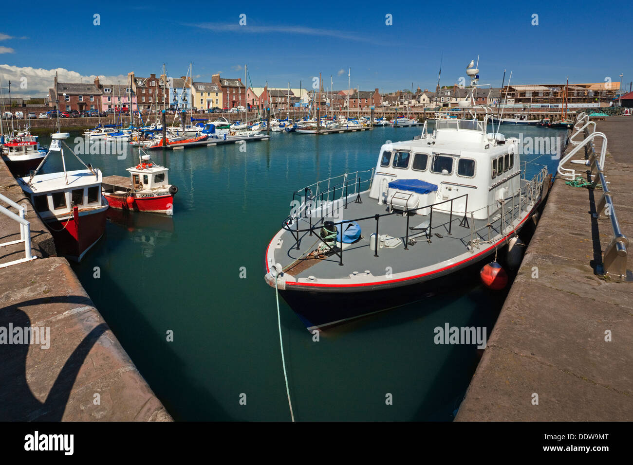 The Harbour, Arbroath Stock Photo - Alamy