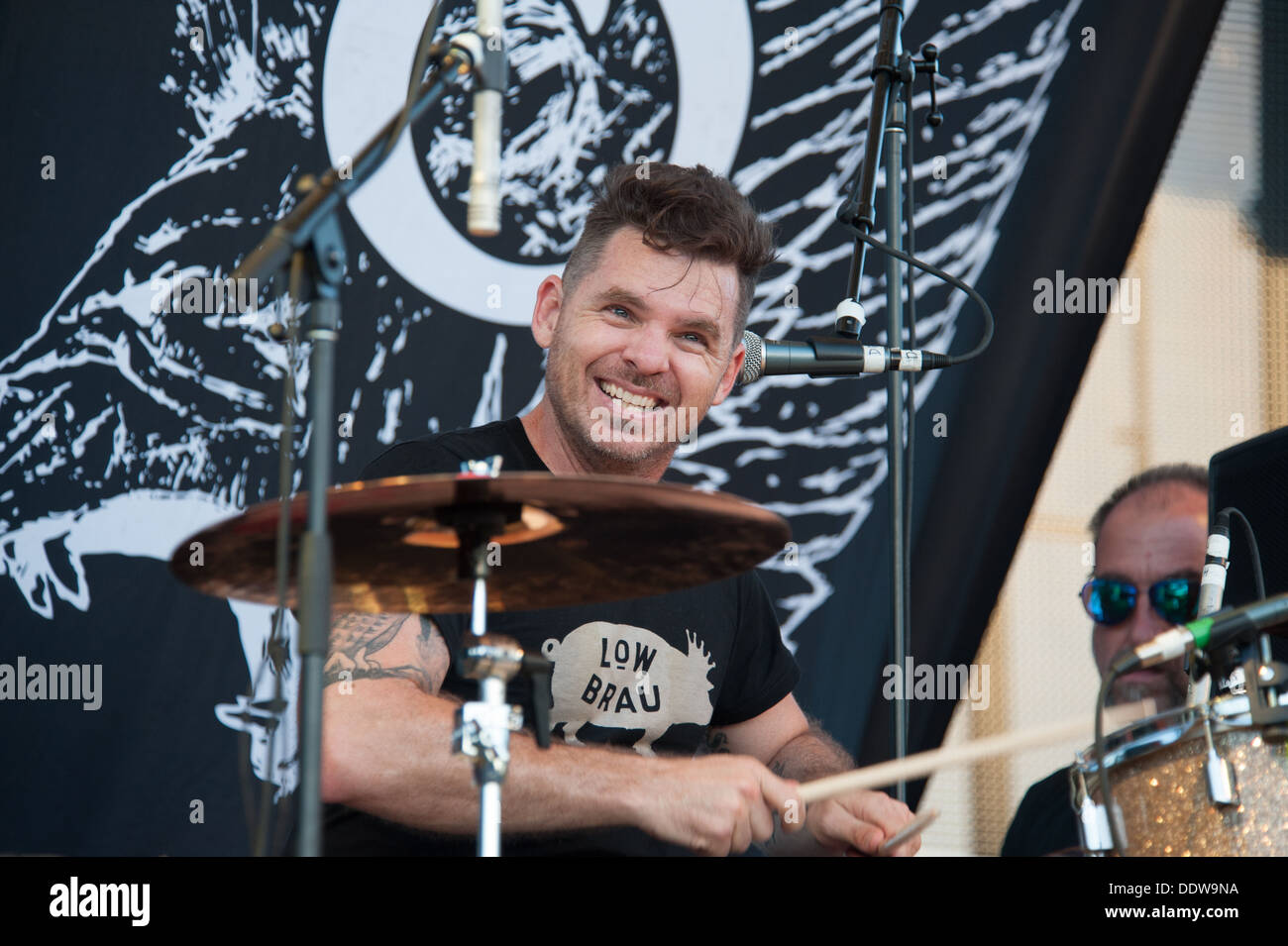 LINCOLN, CA - September 5: Michael Miley of Rival Sons performs in ...
