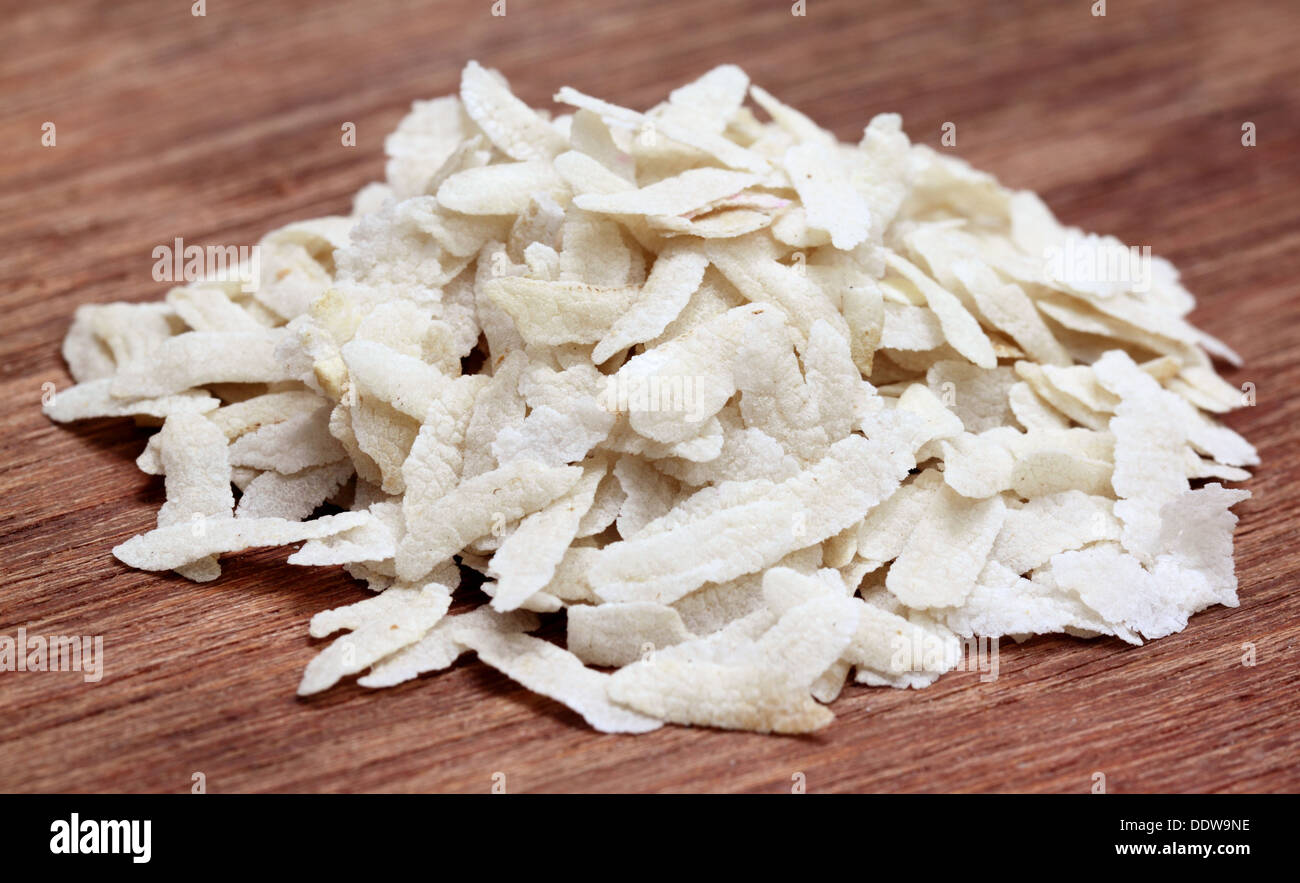 Flattened rice of South East Asia Stock Photo - Alamy