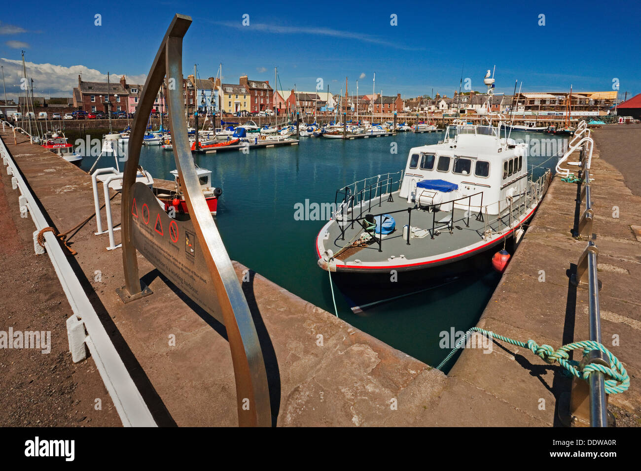The Harbour, Arbroath Stock Photo - Alamy